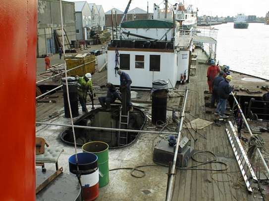 Funnels & Paddle Wheels Dismantled | Paddle Steamer Preservation Society